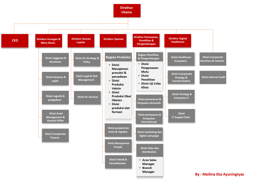 Contoh Struktur Organisasi dan ERD Perusahaan Manufaktur Farmasi ...