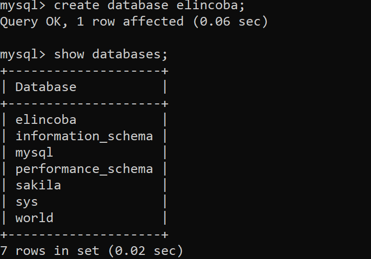 Tutorial Tahap 1 : Cara Membuat dan MenampilakanTable di MySQL
